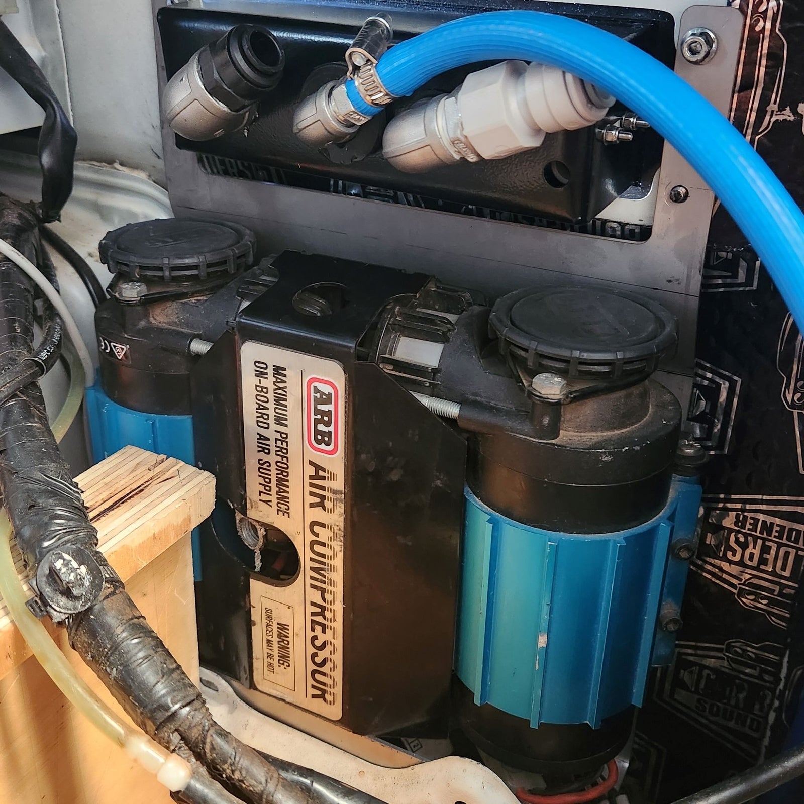 Toyota Landcruiser ARB Twin Compressor Bracket | Ark Earth Products